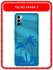 Чехол на Tecno Spark 7 / Техно Спарк 7 с принтом "Сёрфинг на островах 1", прозра...