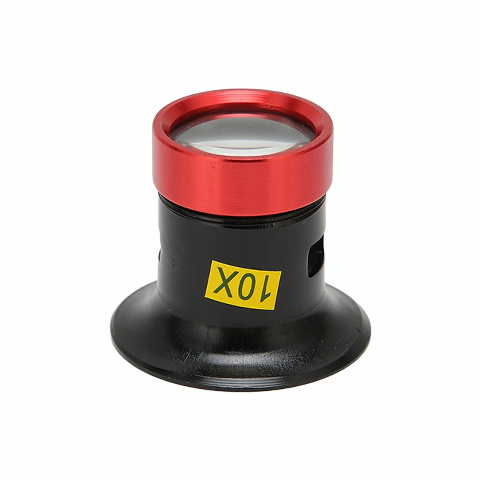 10-кратная ювелирная лупа-увеличитель, легкое красно-черное увеличительное стекло для ремонта ювелирных изделий и часов