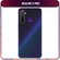 Чехол на Realme 5 Pro / Реалми 5 Про с принтом "Синий карбон"