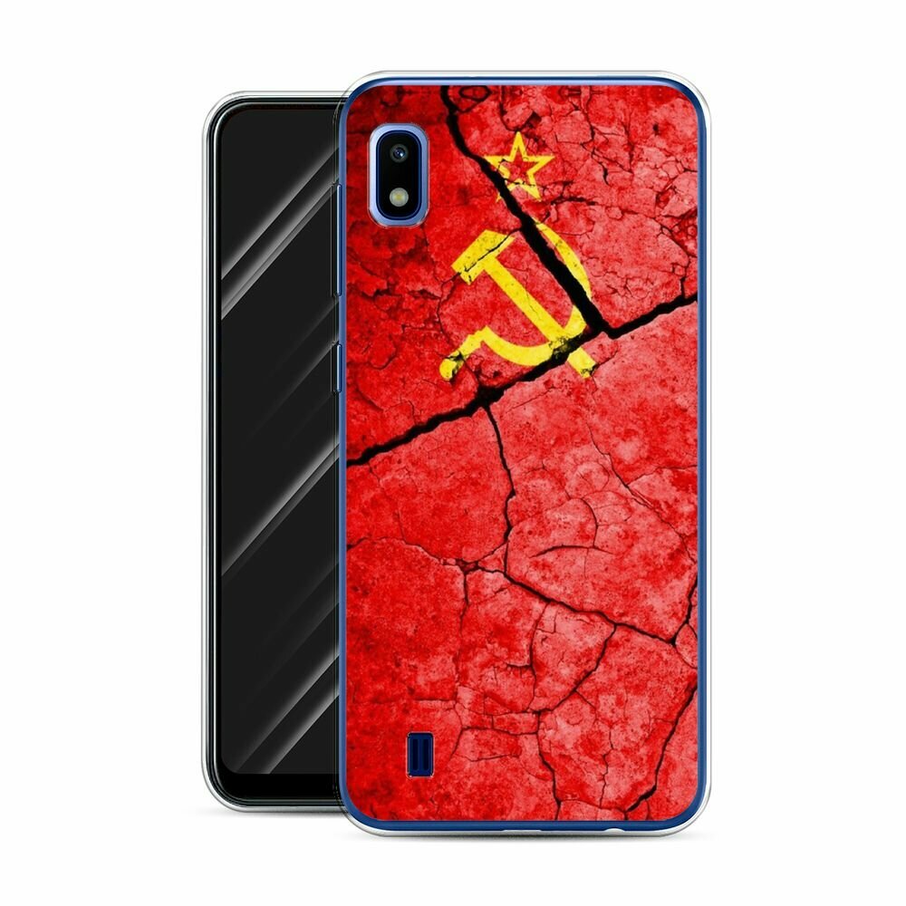 Чехол на Samsung Galaxy A10 / Самсунг Галакси А10 с принтом "СССР" — фото 1
