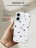 Чехол на Apple iPhone 16 / Айфон 16 с принтом "Фиолетовые и розовые сердечки 1"