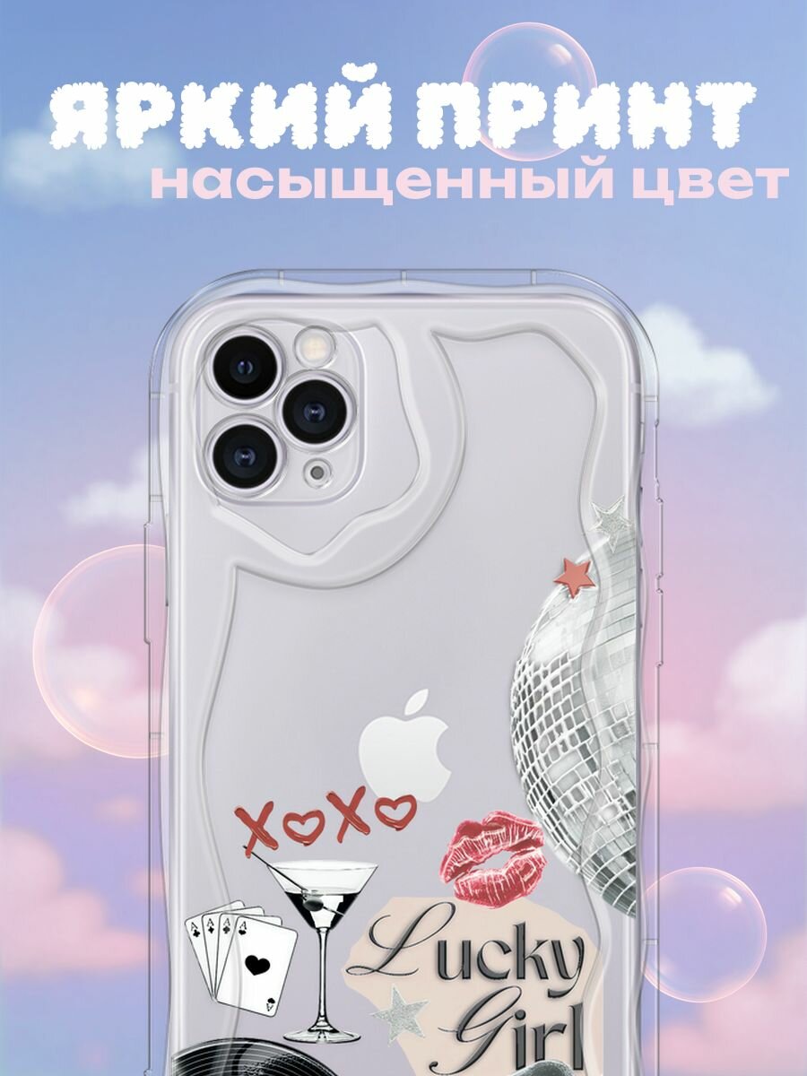 Чехол на Apple iPhone 11 Pro / Айфон 11 про с принтом xoxo lucky girl 2 — фото 1