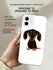 Чехол на Apple iPhone 12/12 Pro / Айфон 12/12 Про с принтом "Маленькая такса"