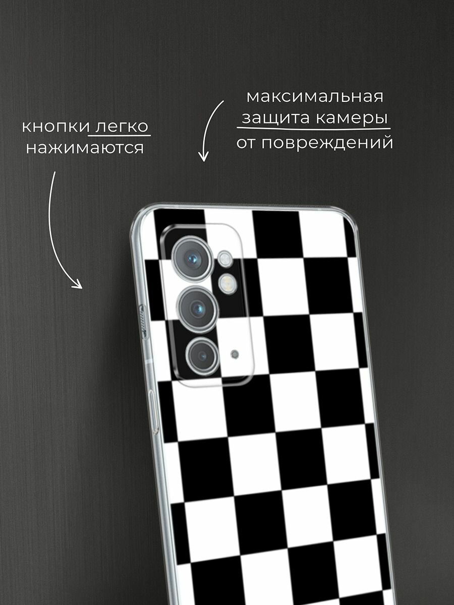 Чехол на OnePlus 9RT / ВанПлас 9RT с принтом "Шахматная доска" — фото 1