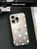 Чехол на Apple iPhone 16 Pro / Айфон 16 Про с принтом "Розовые и белые цветы", п...