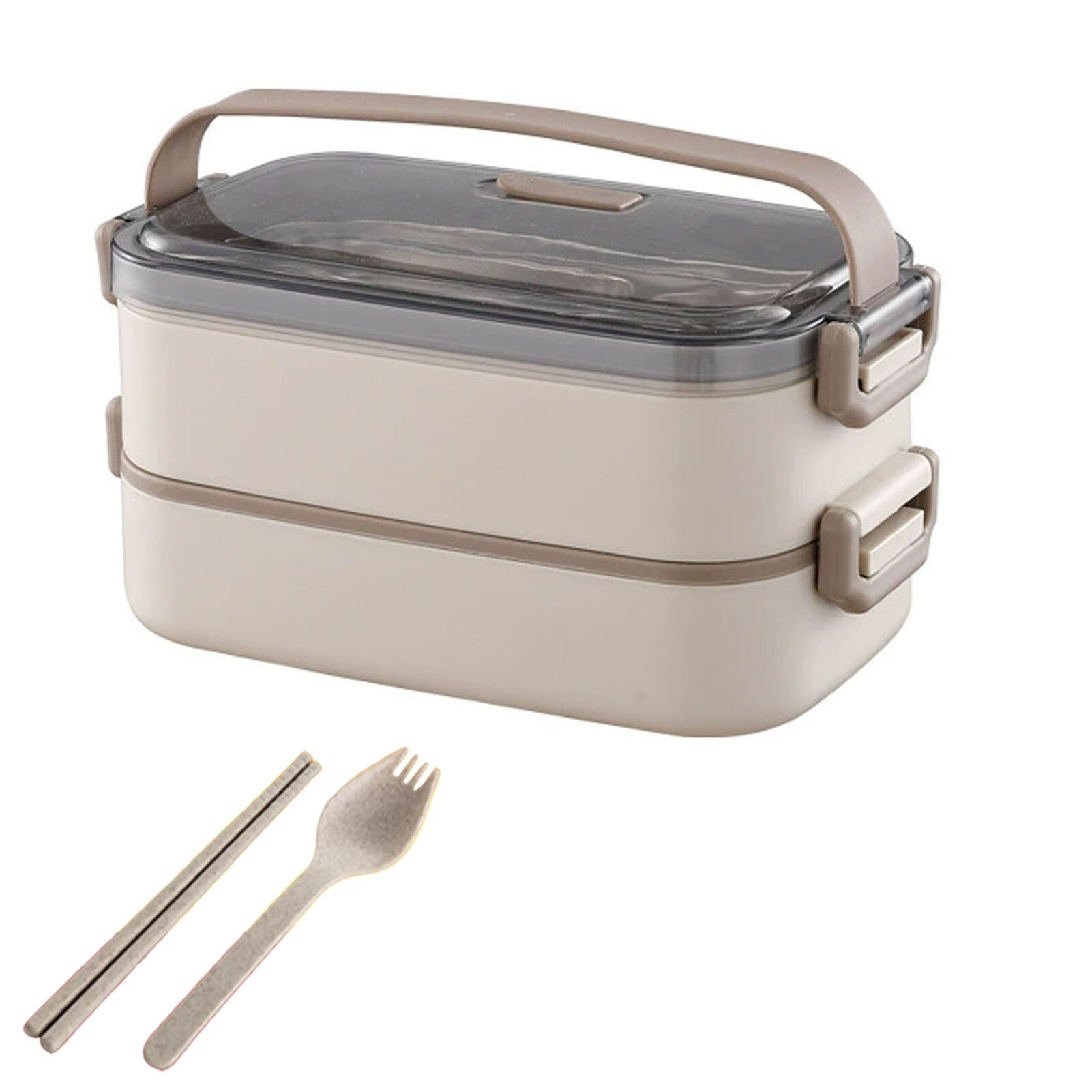 Стainless Steel Bento Box для взрослых и детей, японский герметичный контейнер для обеда с разделением, накопительный набор стопочных 2 слоя для детей, школа, пикник, зеленый