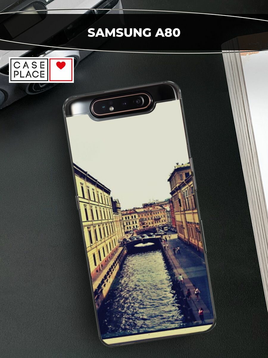 Чехол на Samsung Galaxy A80 / Самсунг Гэлакси A80 с принтом "Санкт-Петербург"