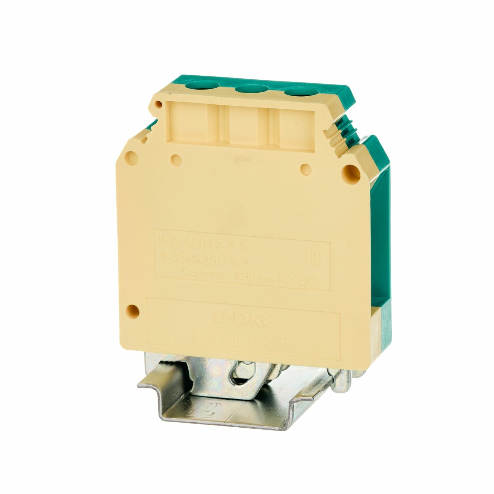 Клемма DKC заземления, винтовой зажим, 2 точки подключения, 35 мм2