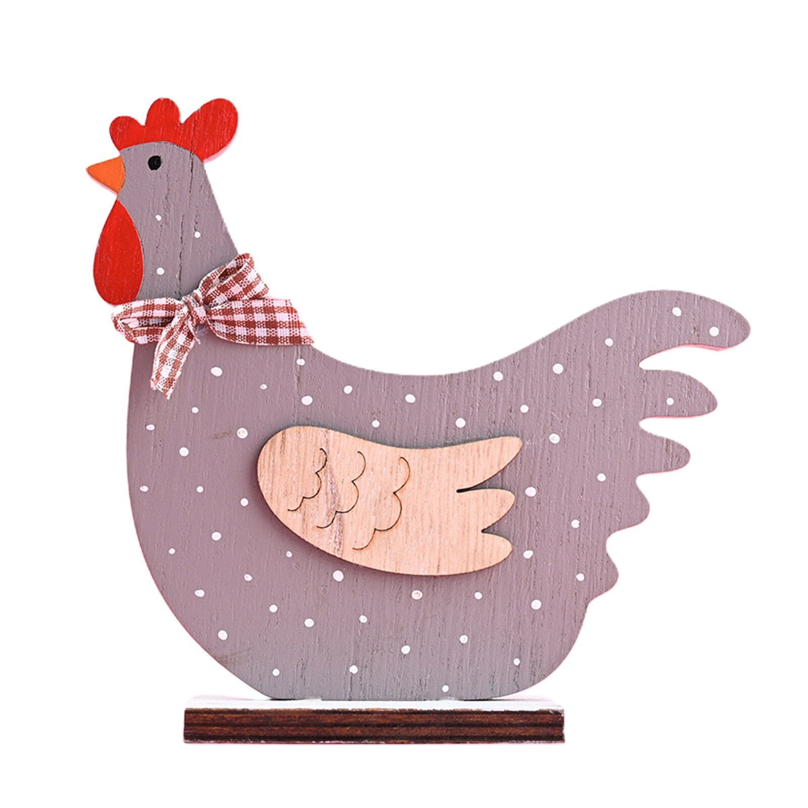 Аксессуар для Пасхи, Пасхальный деревянный петух с орнаментом, Деревянный настольный цыпленок, Художественные поделки, Декор для дома, украшения для фестивалей и вечеринок