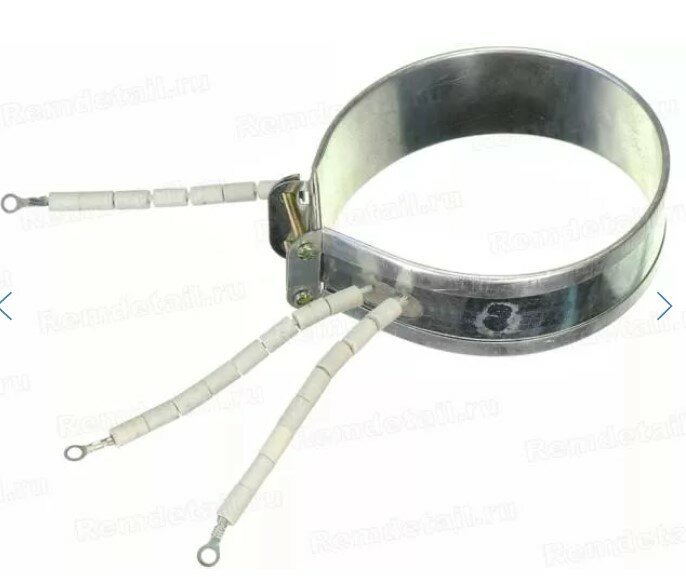 ТЭН, для кулера, универсальный, D90 мм, 3 контакта, серебристый