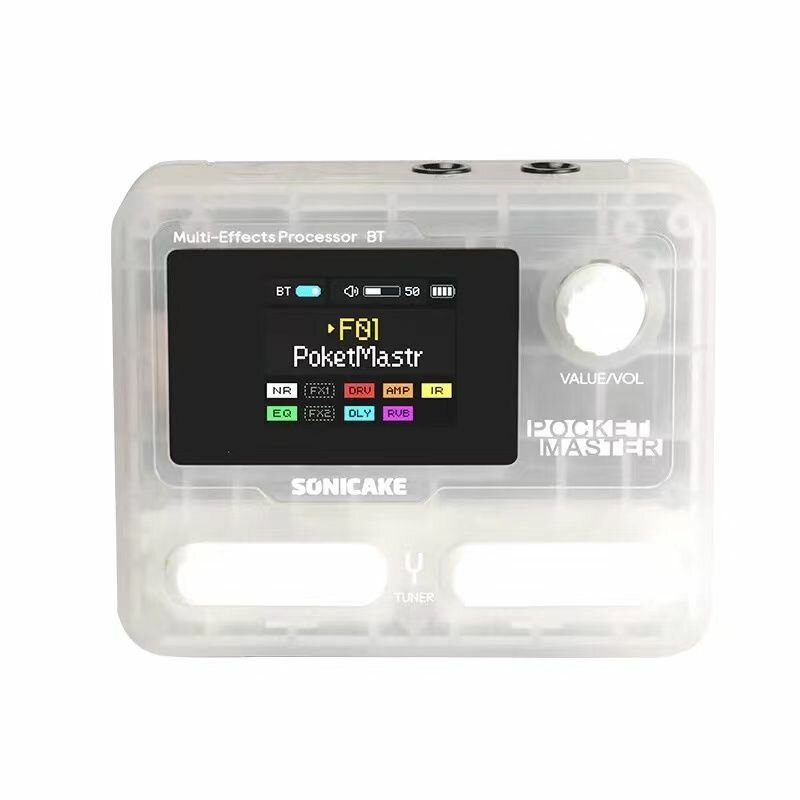 Sonicake Pocket Master Bluetooth Электрическая гитара Встроенный контроллер эффектов
