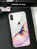 Чехол на Apple iPhone XS Max / Айфон XS Max с принтом Розовая акварель, прозрачн...