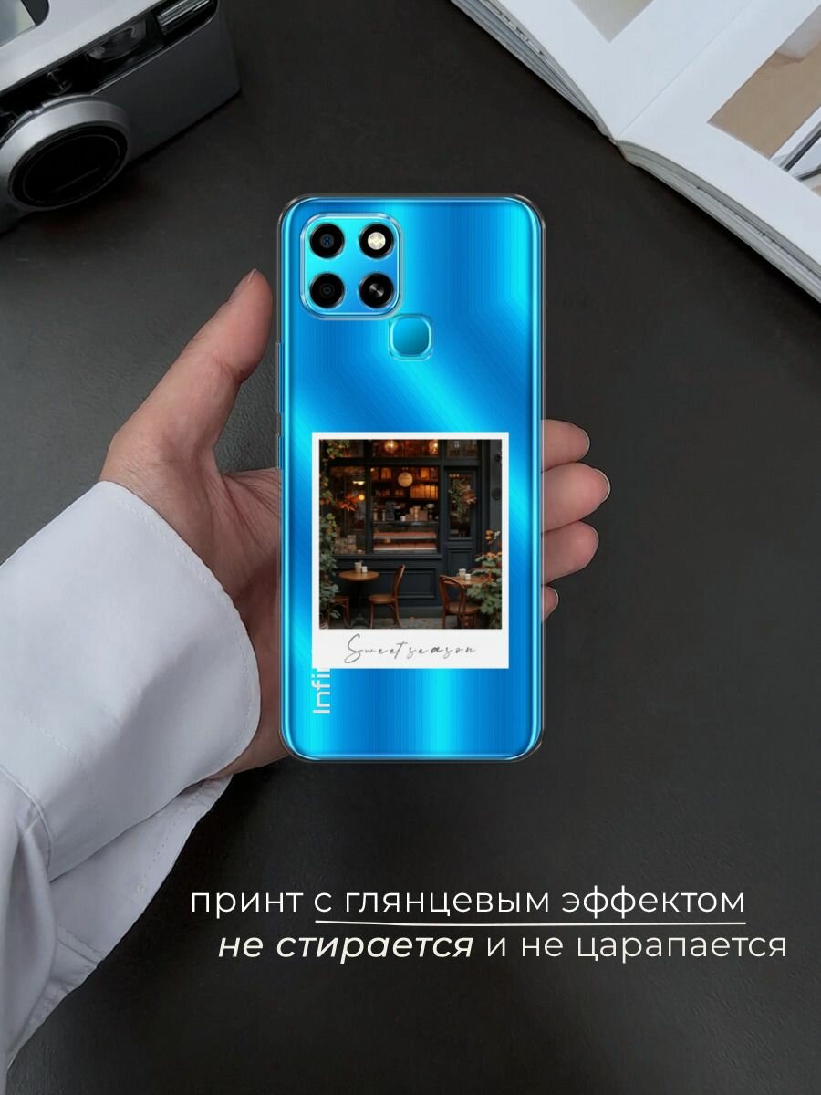 Чехол на Infinix Smart 6 / Инфиникс Смарт 6 с принтом Sweet season — фото 1
