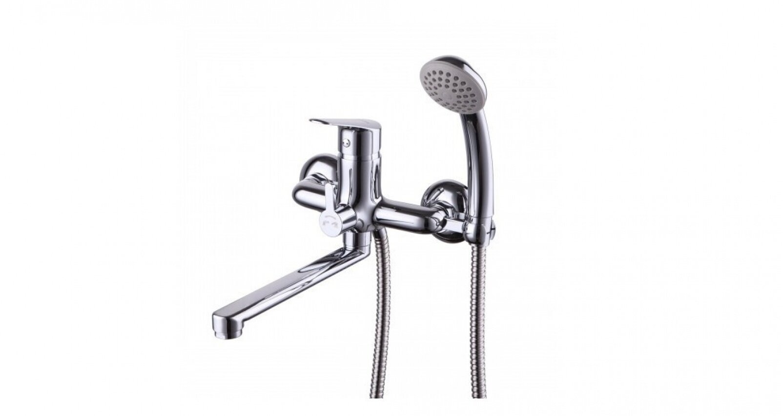 Смеситель Lemark Partner LM6513C универсальный с плоским поворотным изливом 200мм, хром