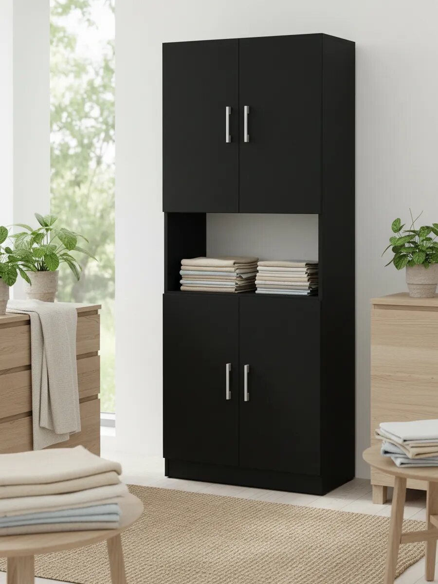 На балкон распашной шкаф FRESTER с полками для одежды в спальню, от производителя