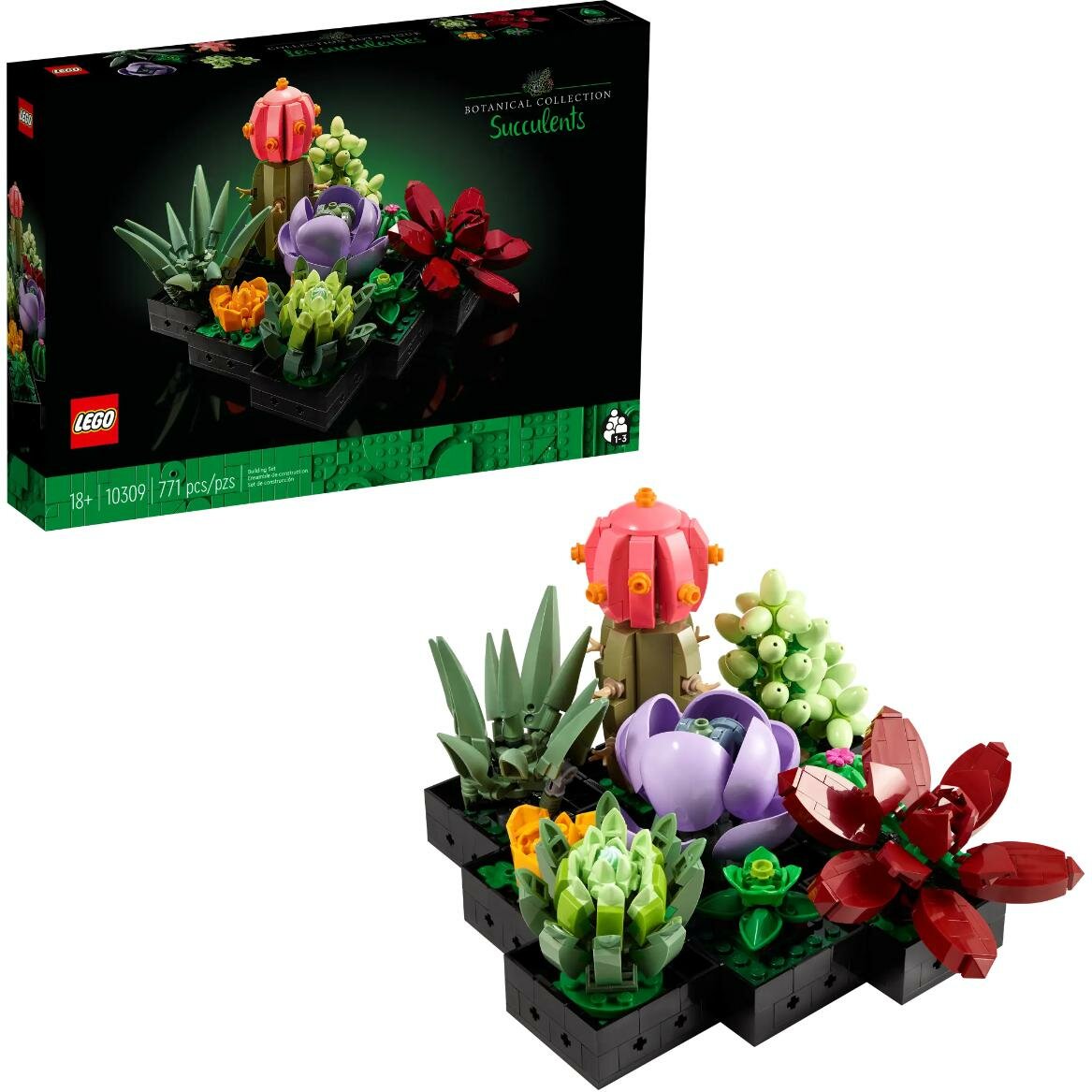 Конструктор унисекс LEGO 10309 Суккуленты, для взрослых, коллекционный