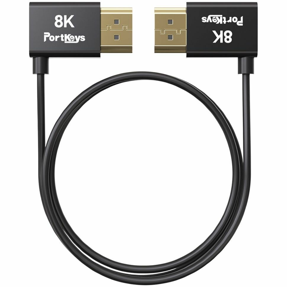 Кабель Portkeys Ultra-thin 10-Core HDMl 8K60 0.5м