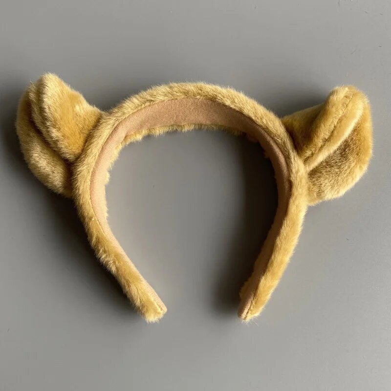 Ободок с ушками льва из искусственного меха, цвет: headband