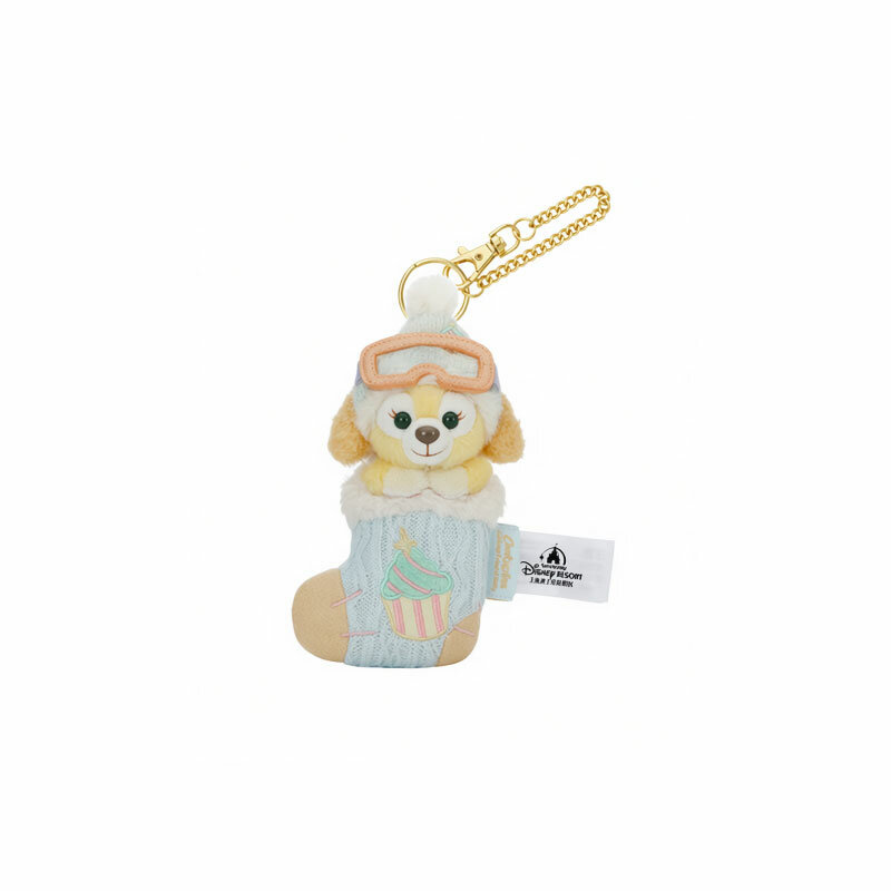 Disney x DISNEYLAND Christmas Socks Collection CookieAnn Key Ring Plush Pendant 12cm Height Shanghai Disney null