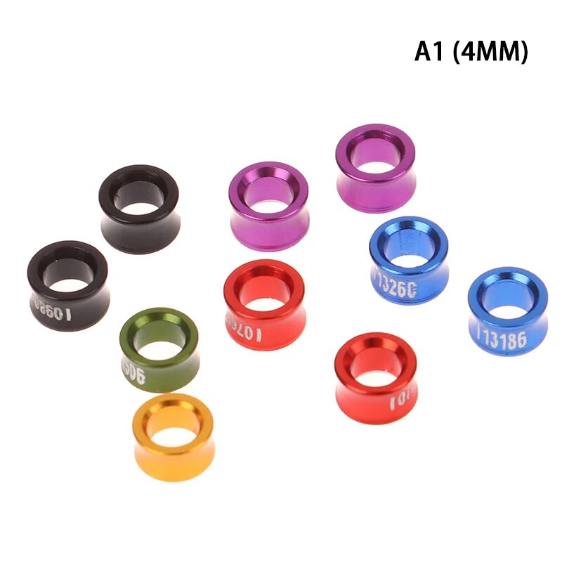 Алюминиевые кольца для ног попугая 10 шт. 4mm