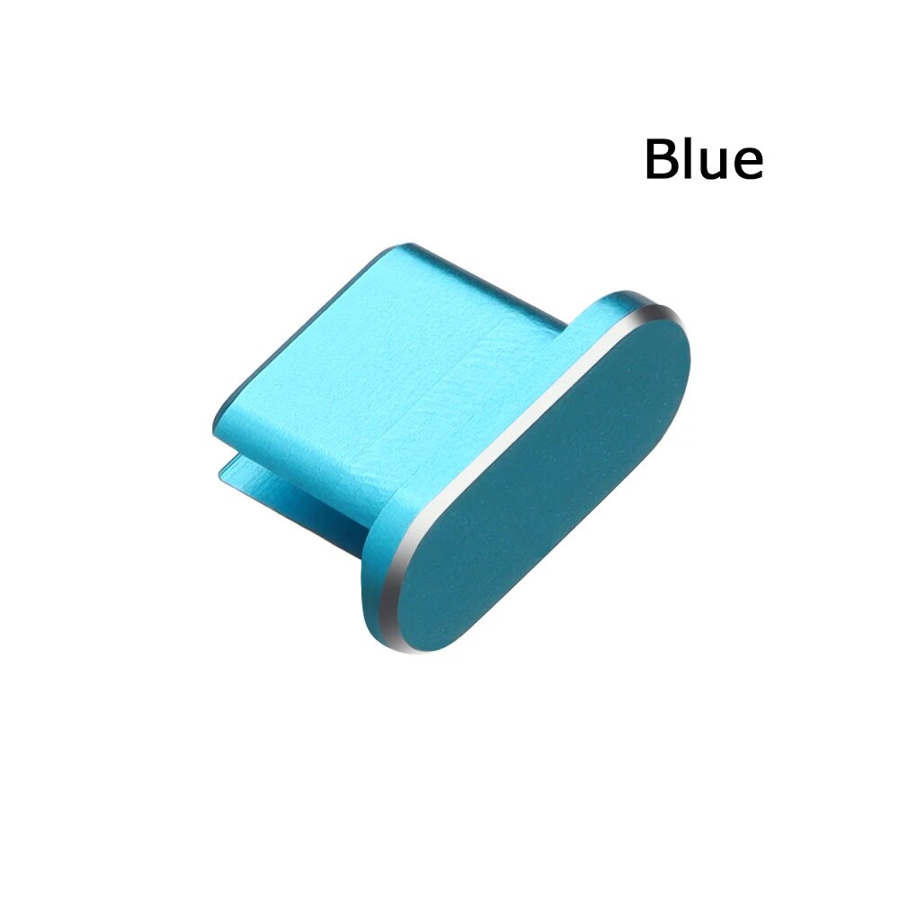 Противопылевая заглушка Type-C Blue