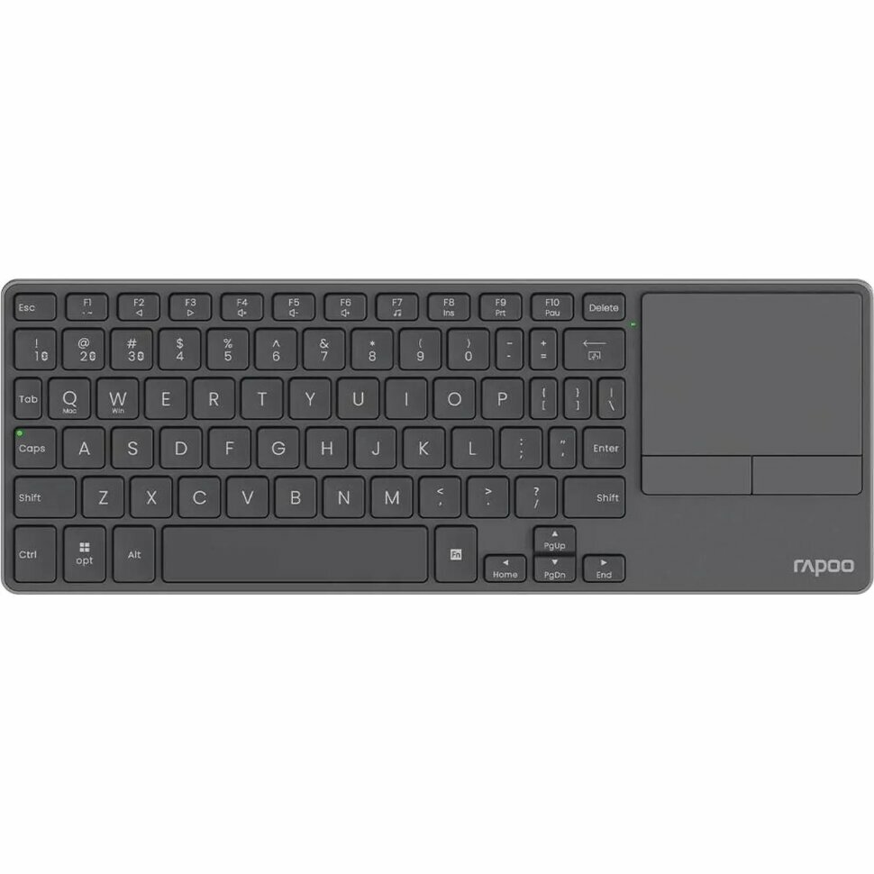 Клавиатура RAPOO беспроводная E900T-DGR темно-серый, 2421302