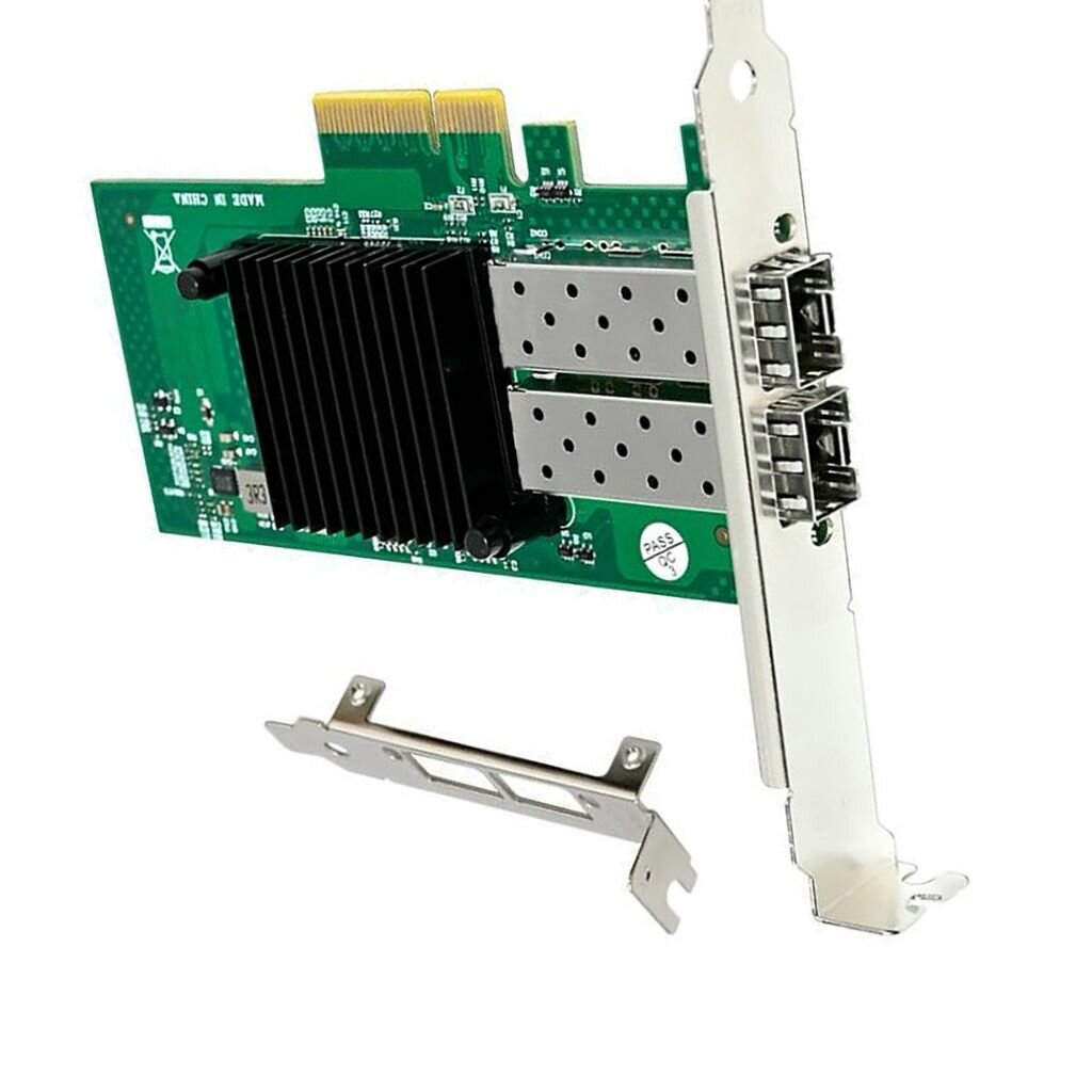 Набор микросхем 82599ES X520-DA2 10G PCIE X8 X4 Ethernet Адаптеры Двойные/одинарные