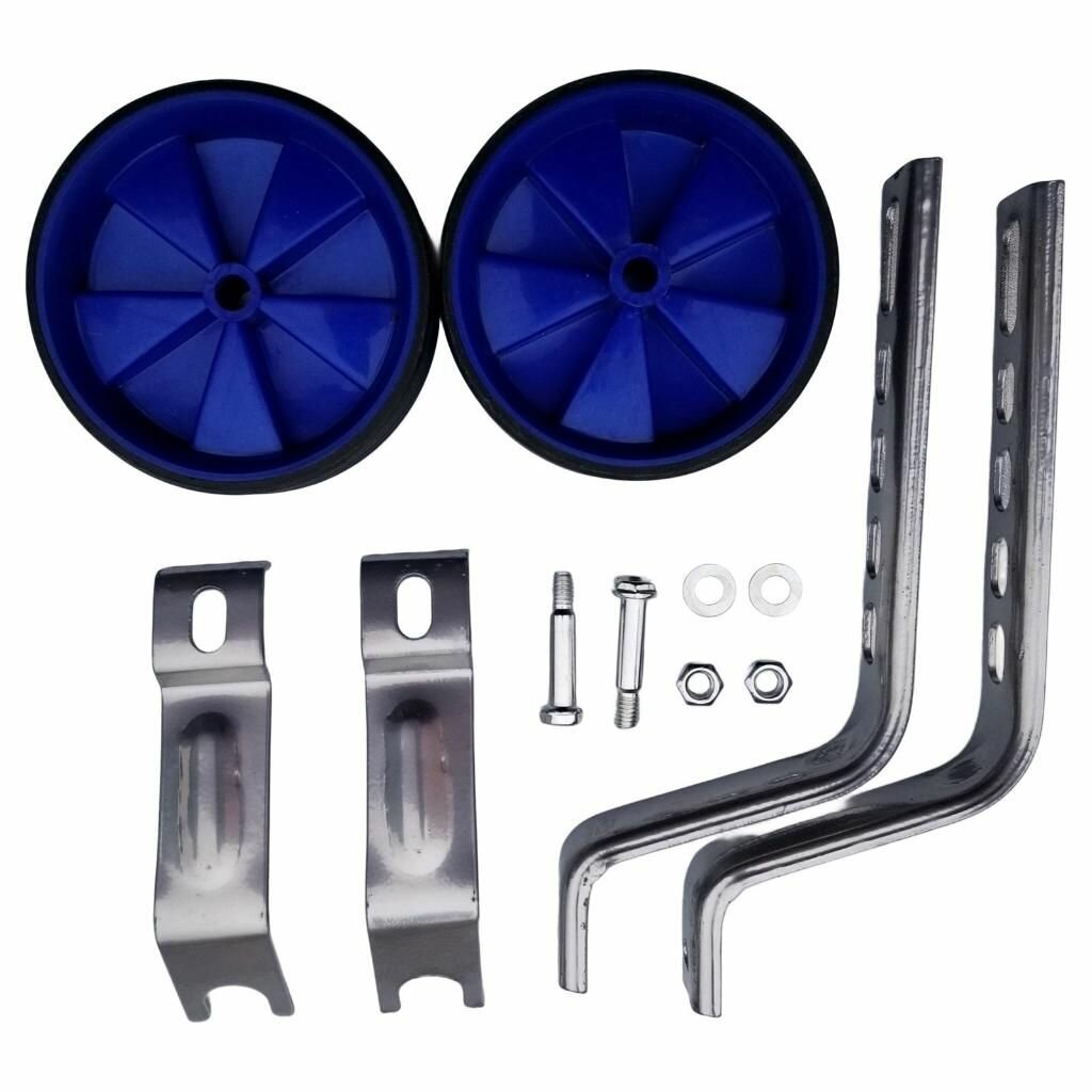 Набор тренировочных колес для детских велосипедов 12-20 дюймов, Синий