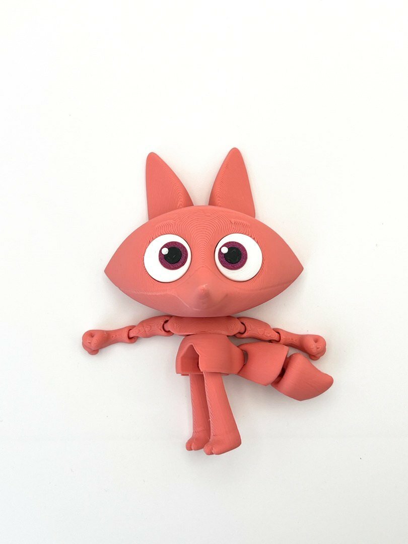 Фигурка 3D Лисёнок Айяяй (80001999) (7х10х9)