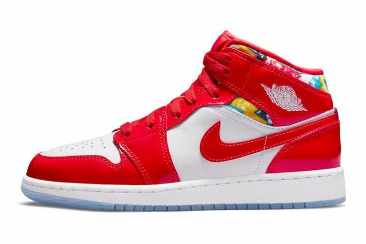 Кроссовки Jordan 1 Mid Barcelona Sweater