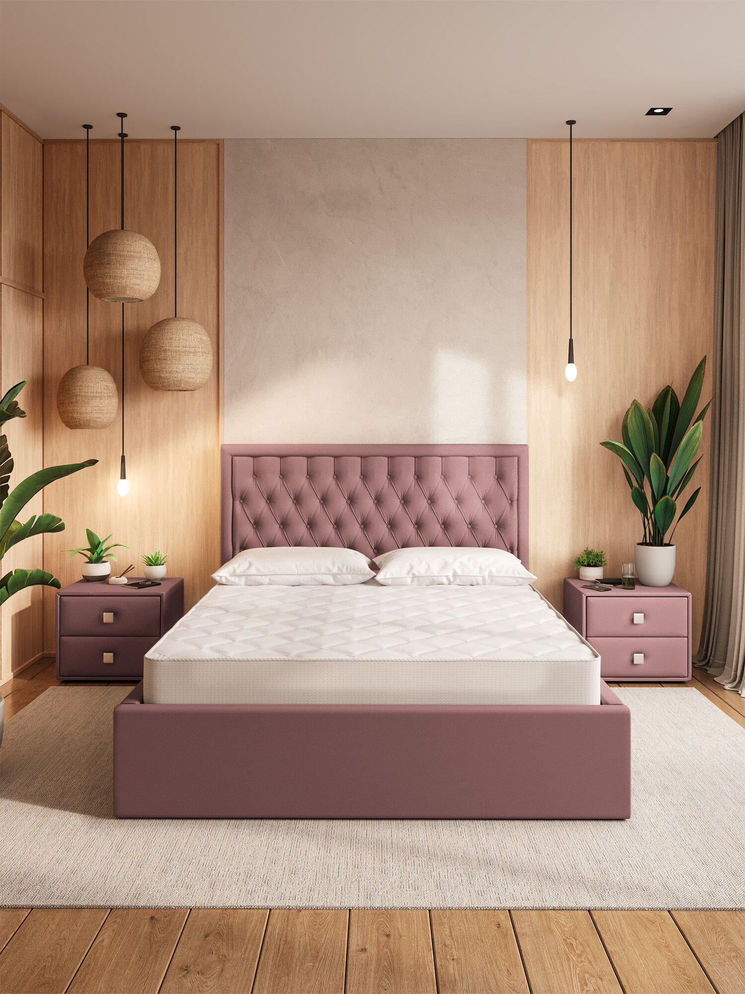 Кровать двуспальная 160х200 с подъемным механизмом, Валенсия с мягким изголовьем для дома и спальни, ортопедическое основание, ящик для белья