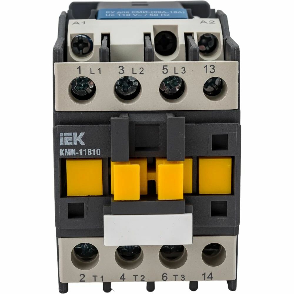 Контактор IEK КМИ-11810, 18А, 110В/АС3, 1НО KKM11-018-110-10