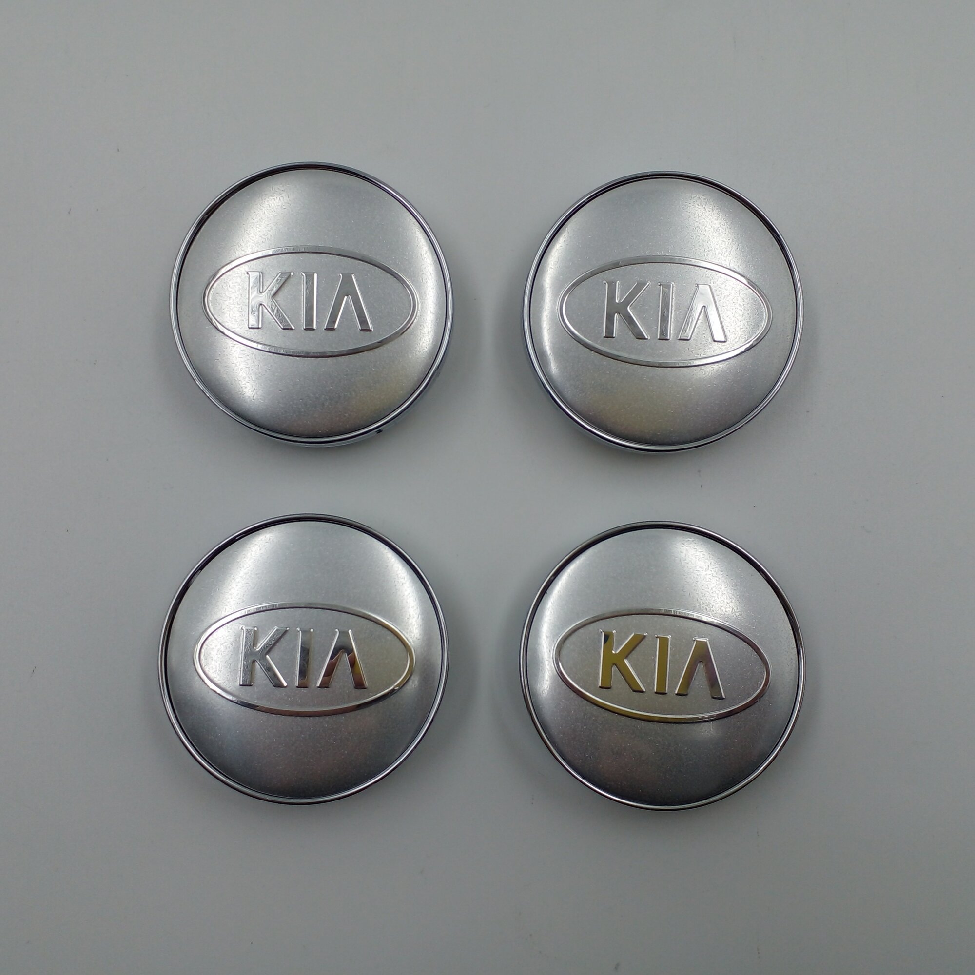 Колпачки заглушки на литые диски с эмблемой 60 мм 4 шт