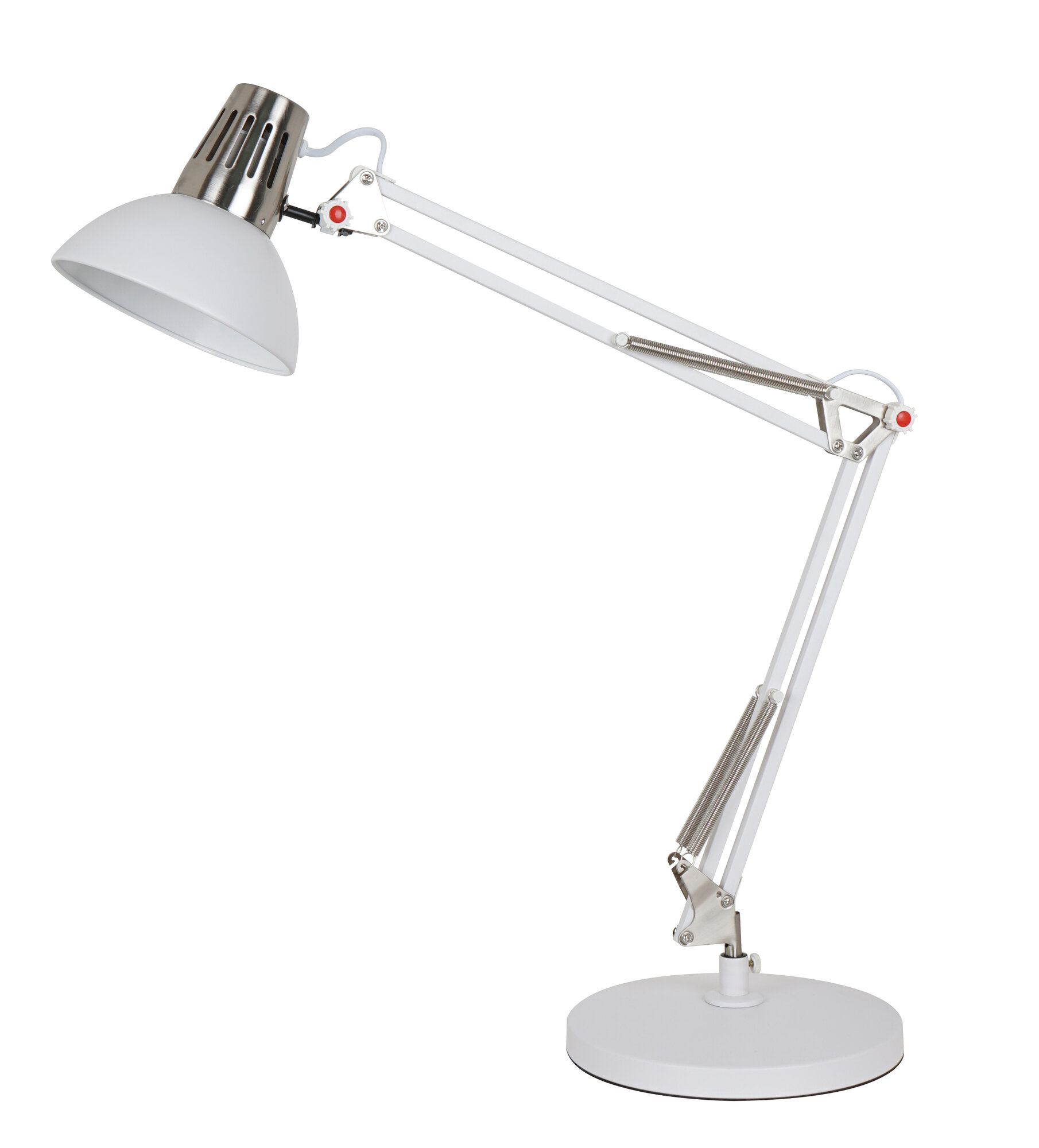 Лампа Camelion Berlin, настольная, складная, мощность 40Вт, цоколь E27, белая