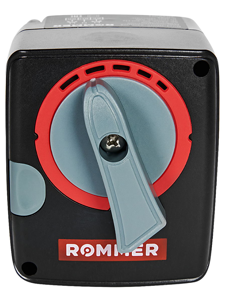 Сервопривод ROMMER 230V, 120s, 10 Нм, для 3-х и 4-х ходовых клапанов (RVM-0005-230002)