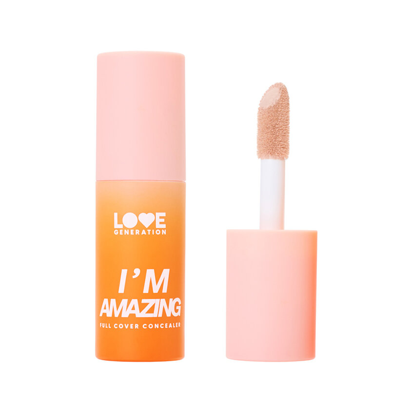 Консилер для лица LOVE GENERATION I`AM AMAZING перекрывающий тон 03 Almond cream