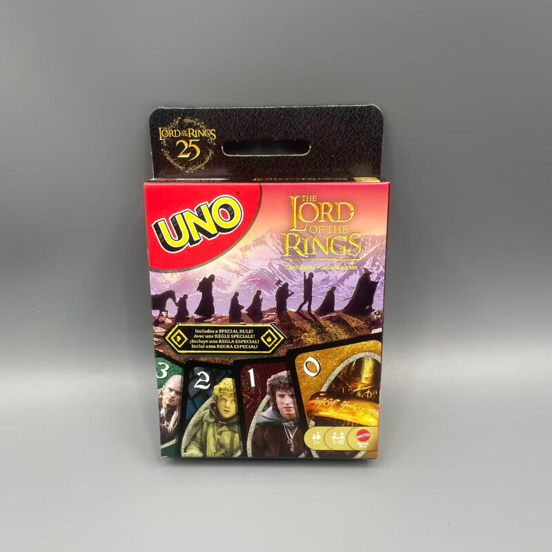 Карточная игра Mattel UNO, настольная развлечения, повседневная вечеринка, многопользовательская игра UNO, официальная игра, интерактивные игральные карты