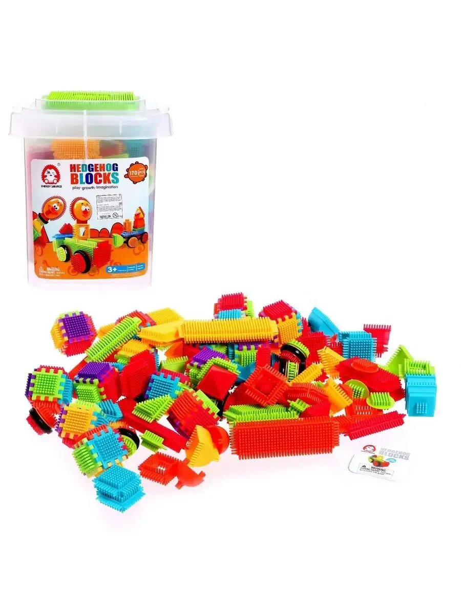 Конструктор игольчатый BRISTLES 170 деталей