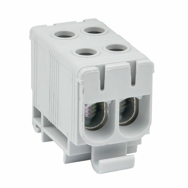 Клемма силовая EKF вводная двойная, КСВ 16-50кв. Мм, серый