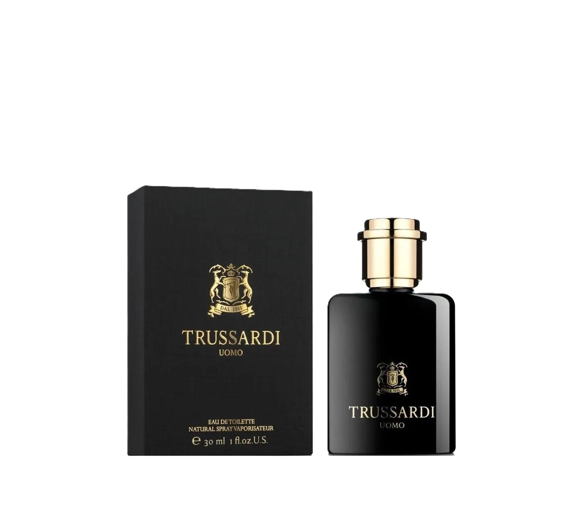 Trussardi Uomo 30 мл туалетная вода мужская, фужерные, кожаные