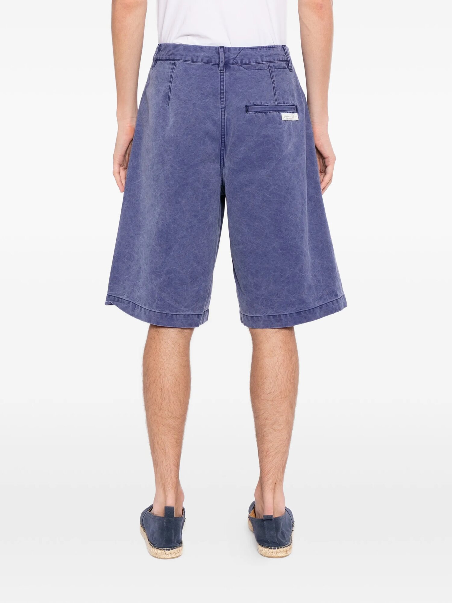 Шорты Jacquemus Acid-wash shorts, размер 48 EU, purple — фото 1