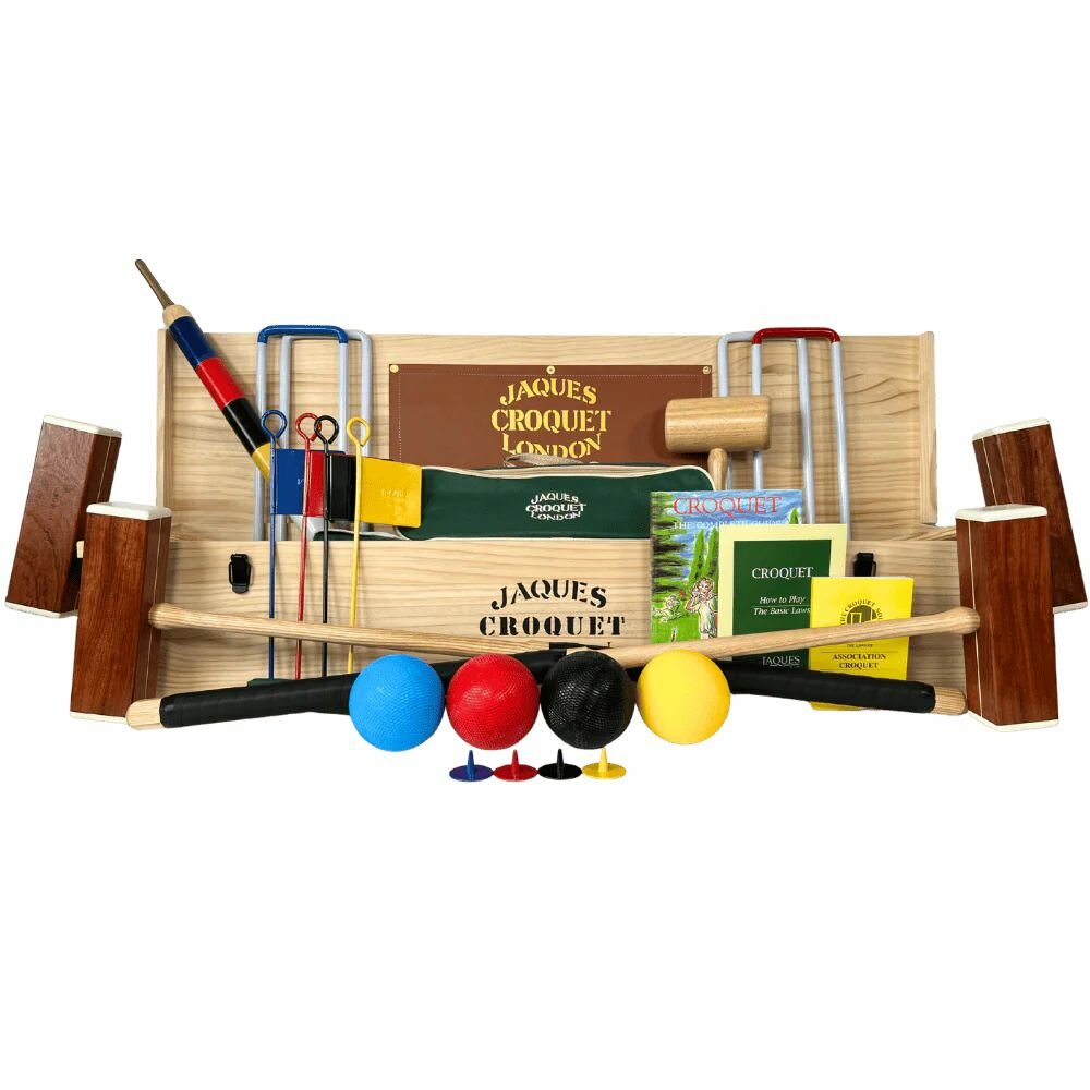 Jaques London Набор для крокета Kensington Croquet Set Luxury six player set with handcrafted wooden storage box на 6 игроков