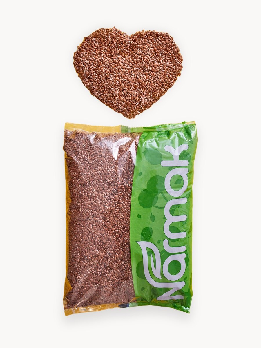 Семена льна 1000 гр, Лен 1 кг из Алтая, Суперфуд для похудения от Narmak. Пакет