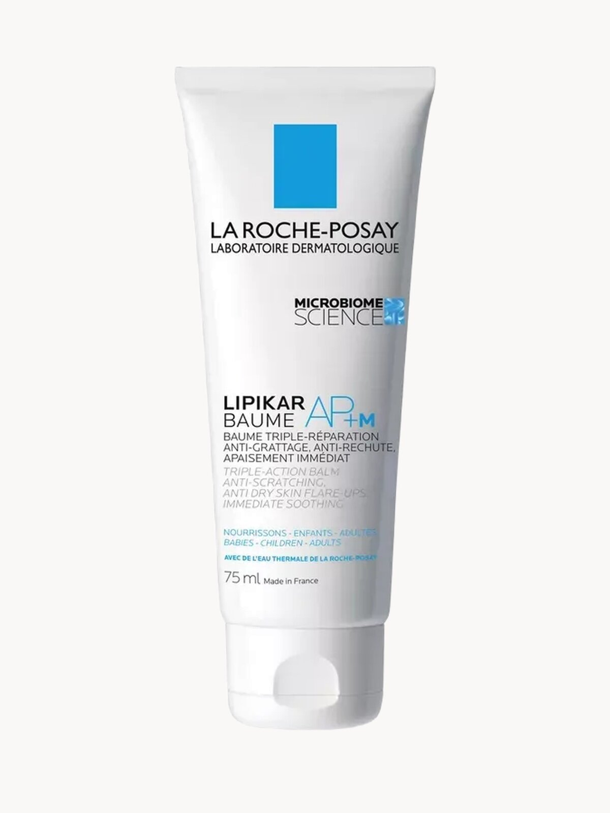 Бальзам La Roche-Posay "Lipikar", для восстановления кожи, для младенцев и взрослых, без отдушек 75 мл