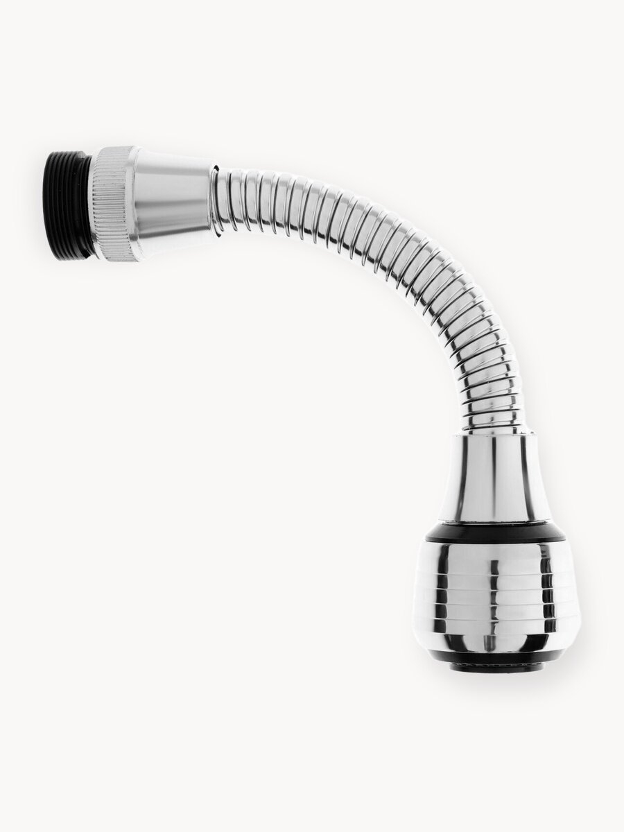 Аэратор ZEIN, регулировка потока, на гибком шланге, 160 мм, универсальный, пластик