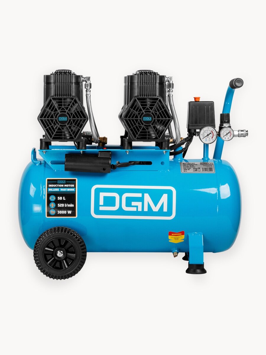 Компрессор воздушный безмасляный 50 л DGM AC-450F (DG2720-5)