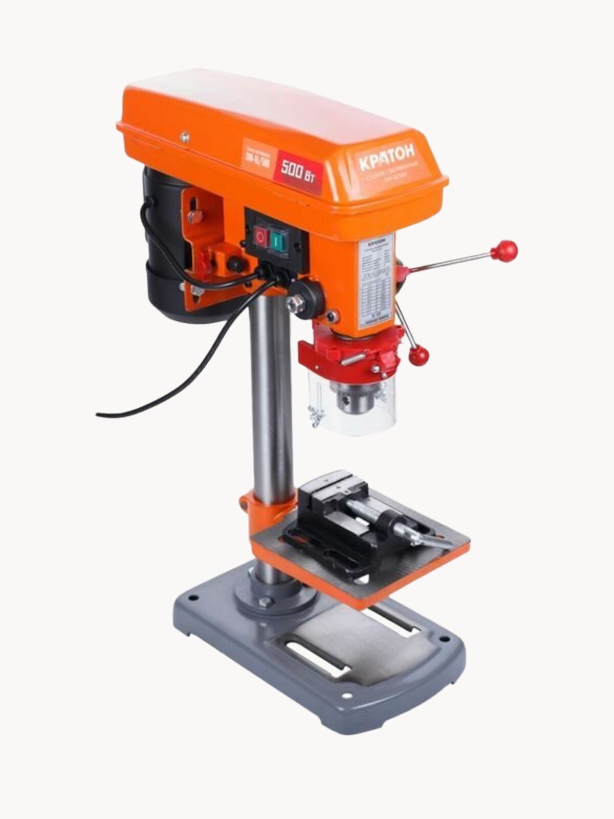 Станок сверлильный Кратон DM-16/500, 9 скоростей, 2500 об/мин.