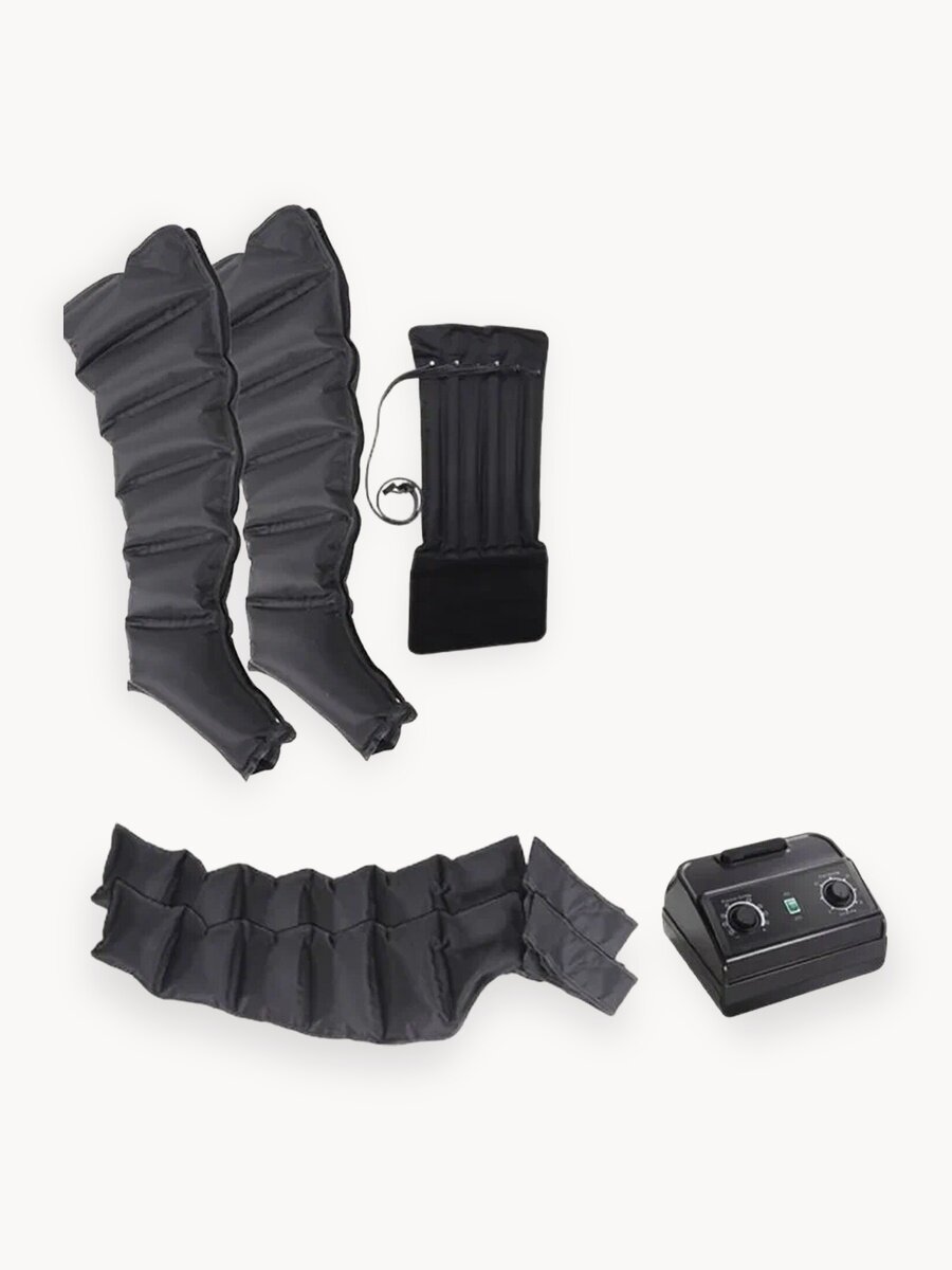 Аппарат для прессотерапии и лимфодренажа для всего тела (Насос + 2 ноги + талия + 2 руки)