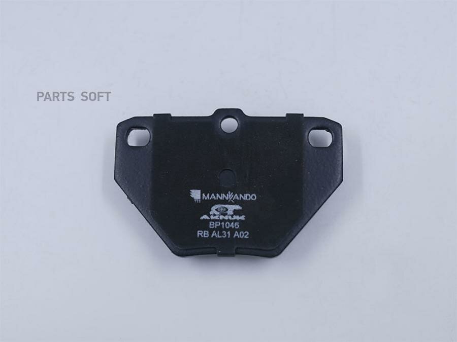 BP1046 AKNUK Колодки тормозные дисковые задние AKNUK TOYOTA COROLLA (E12), 01/01/ PRIUS (W2), 08/03 |TRW GDB3243