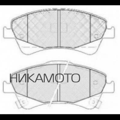 AIKO PF1837 Колодки тормозные TOYOTA Avensis (2009-) передние